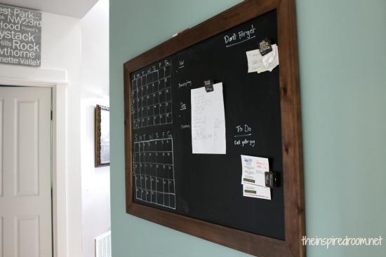 the inspired room command center chalkboard – (in)courage