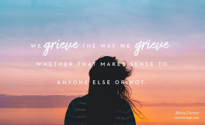 Let’s Stop Telling Each Other How to Grieve – (in)courage