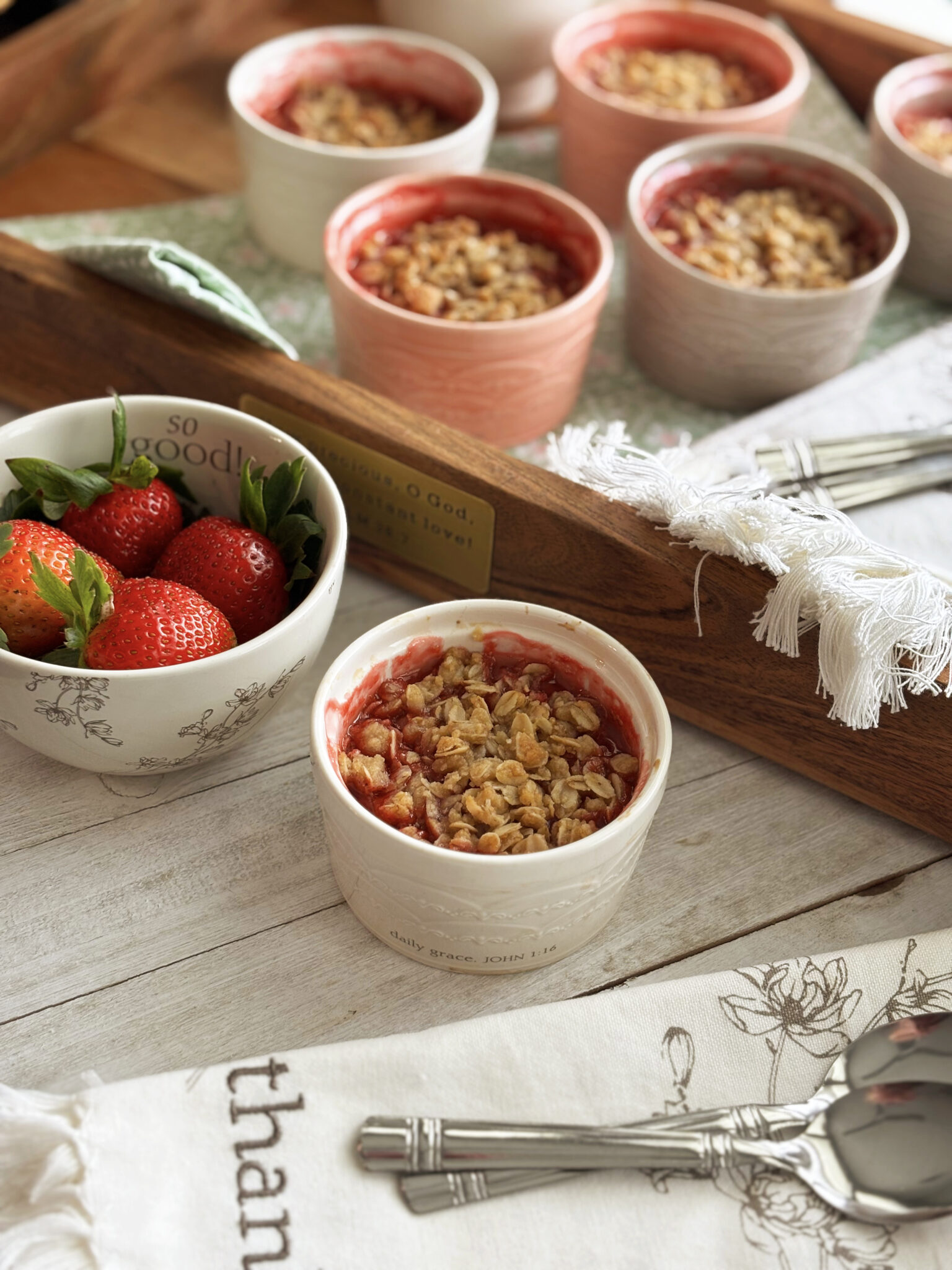 The Sloppiness and Surprise of Spring + Recipe for Strawberry Crisp ...